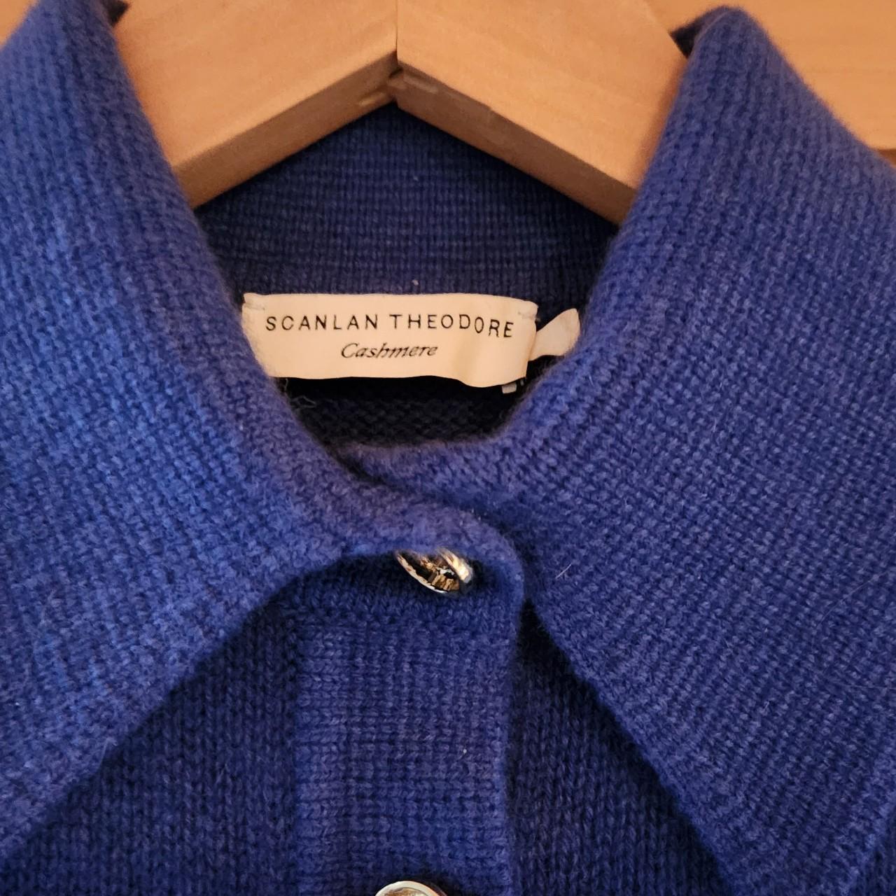 Scanlan Theodore slim fit cashmere shirt in the blue... - Depop