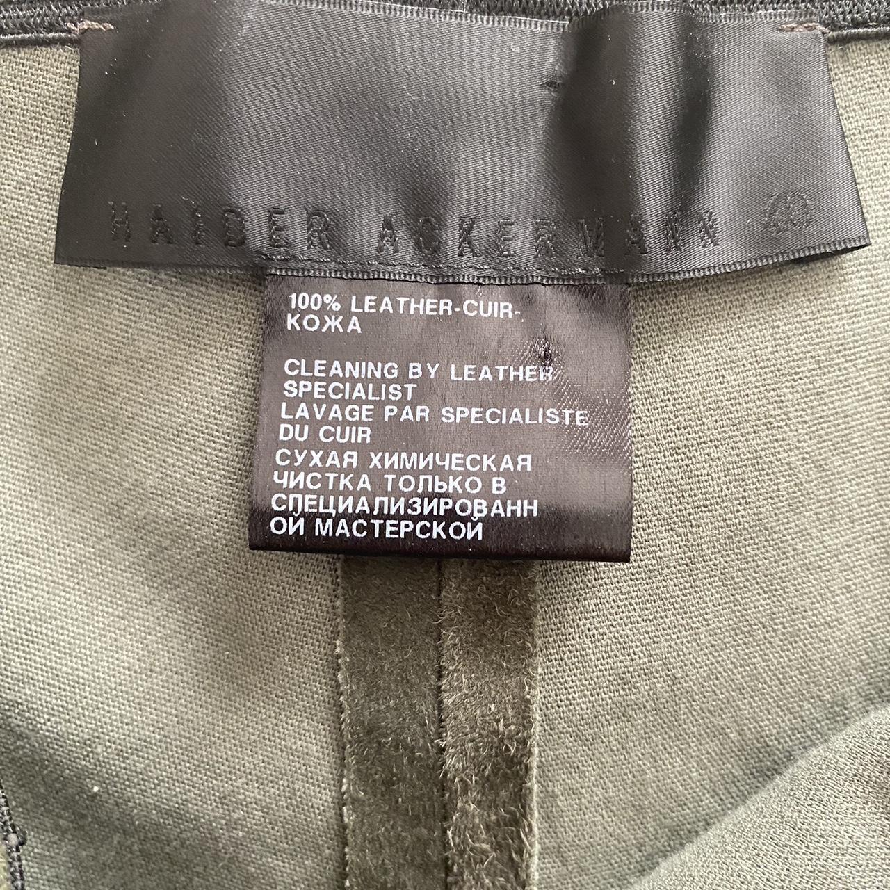 Haider Ackermann Leather Pants Leggings Retailed Depop