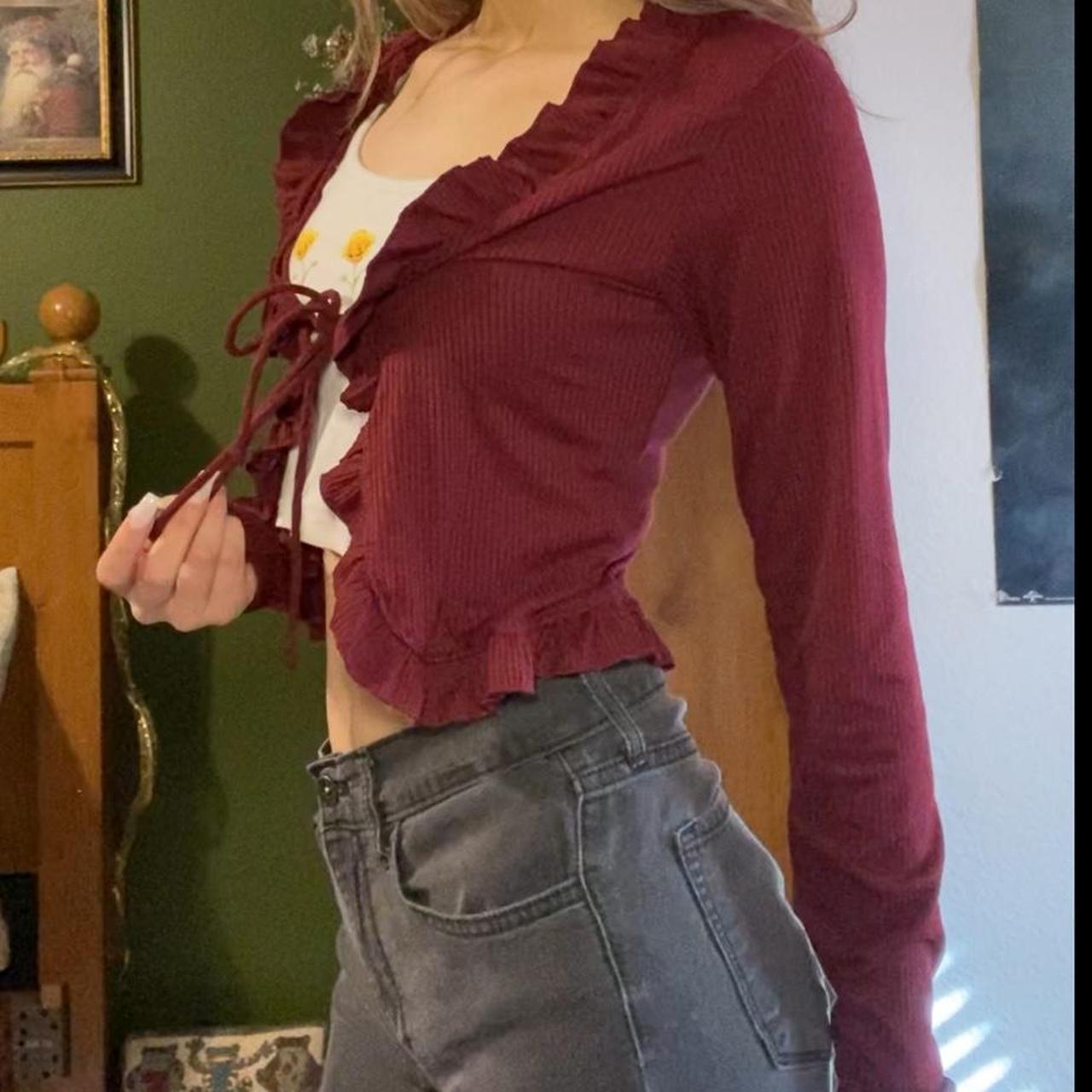 cardigan/blouse top from earthbound, can be styled... - Depop