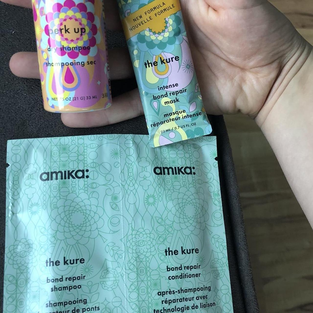 amika travel size kit from sephora 1) mini perk up... - Depop