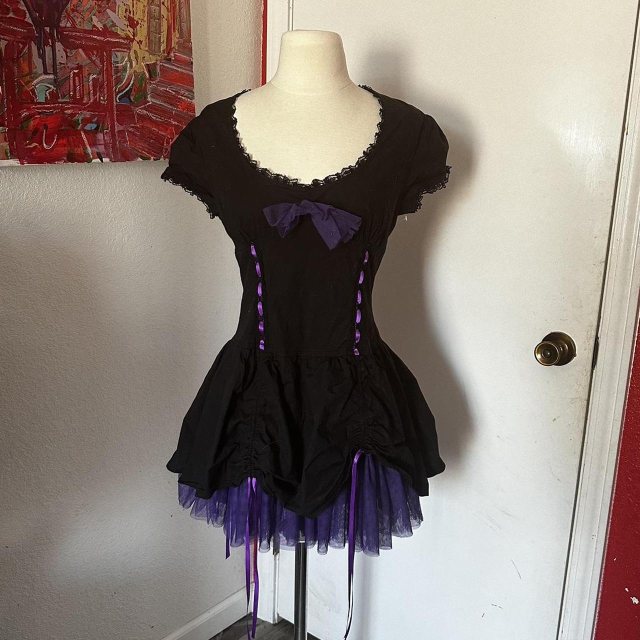 super rare vintage lip service black and purple... - Depop