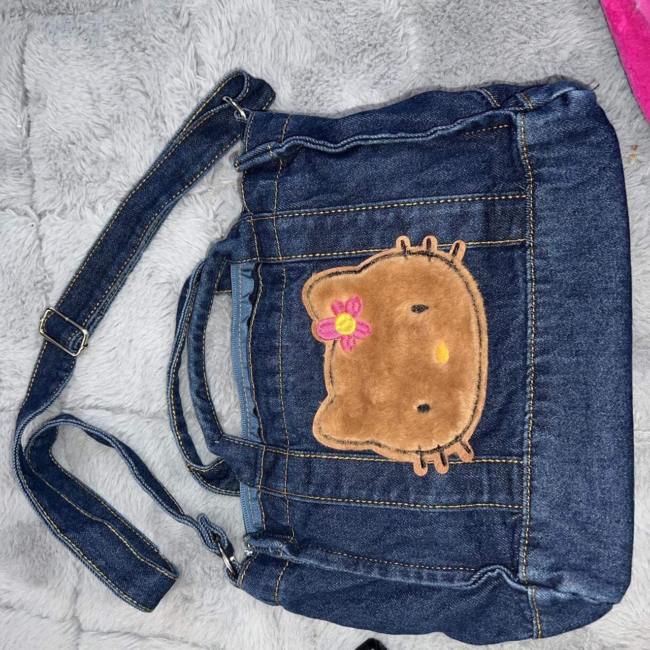 Hello Kitty denim tote 🫶🏻🥹 the cutest tote for... - Depop