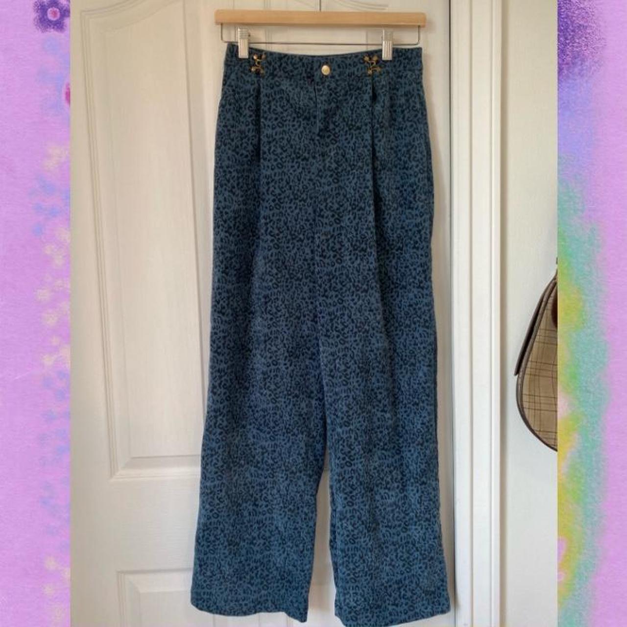Y2k panther pattern pants size M