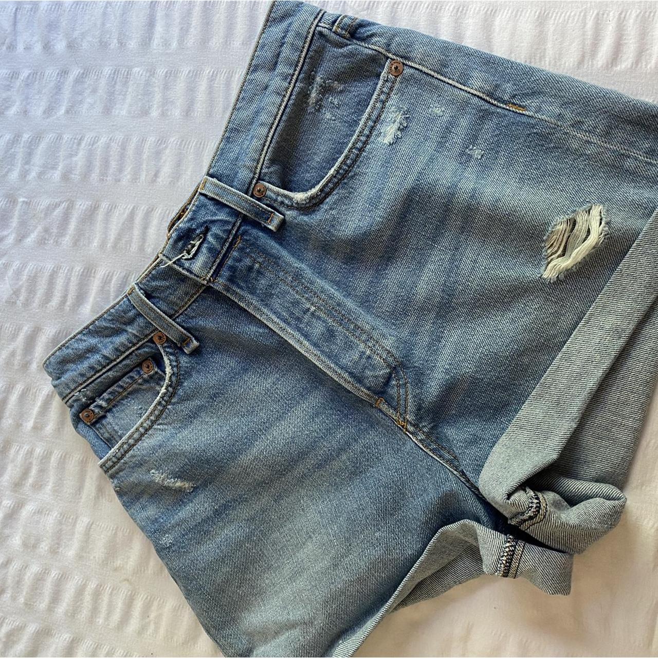 Rag and Bone denim shorts Maya High Rise - worn... - Depop