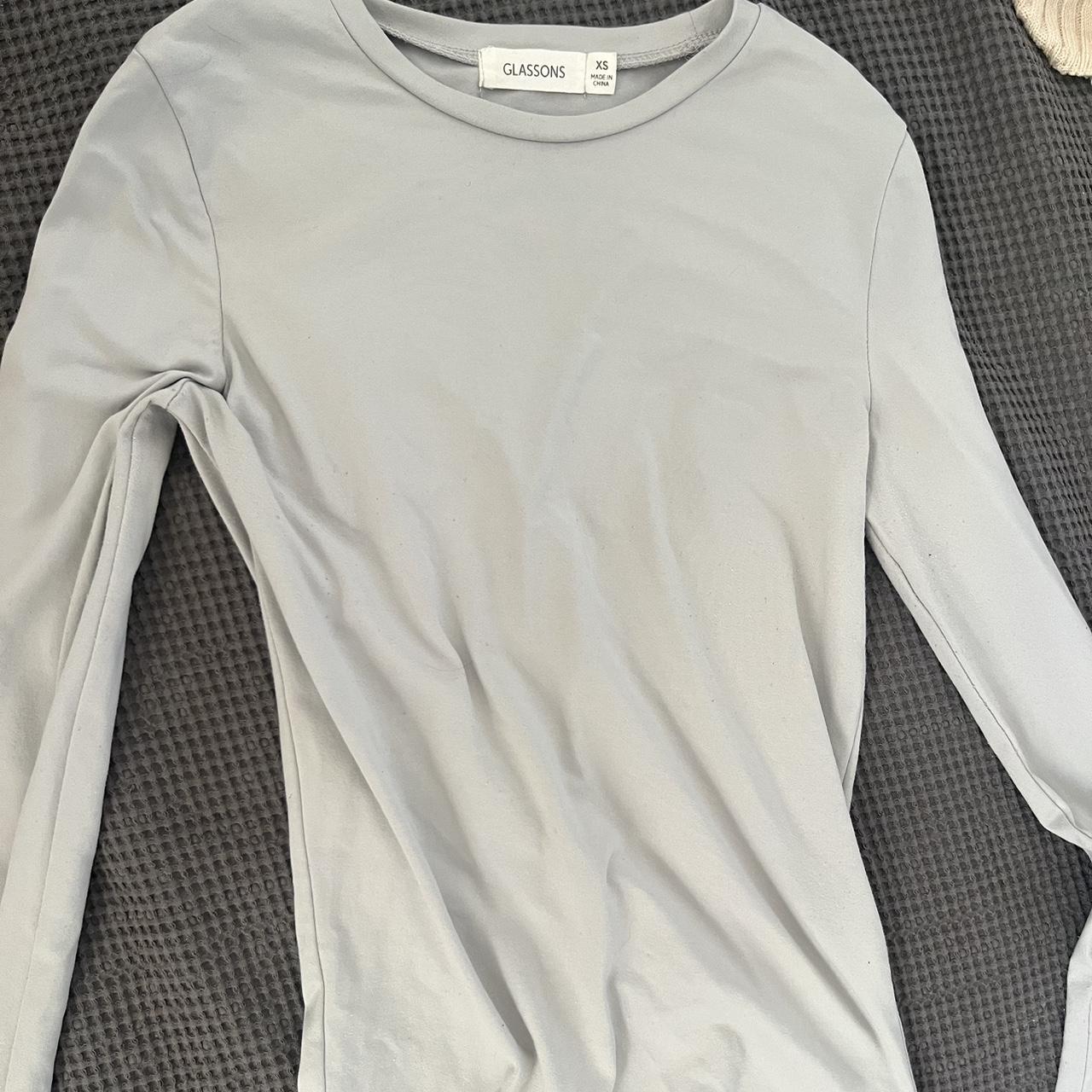 Glassons ‘skims’ like grey long sleeve top In great... - Depop