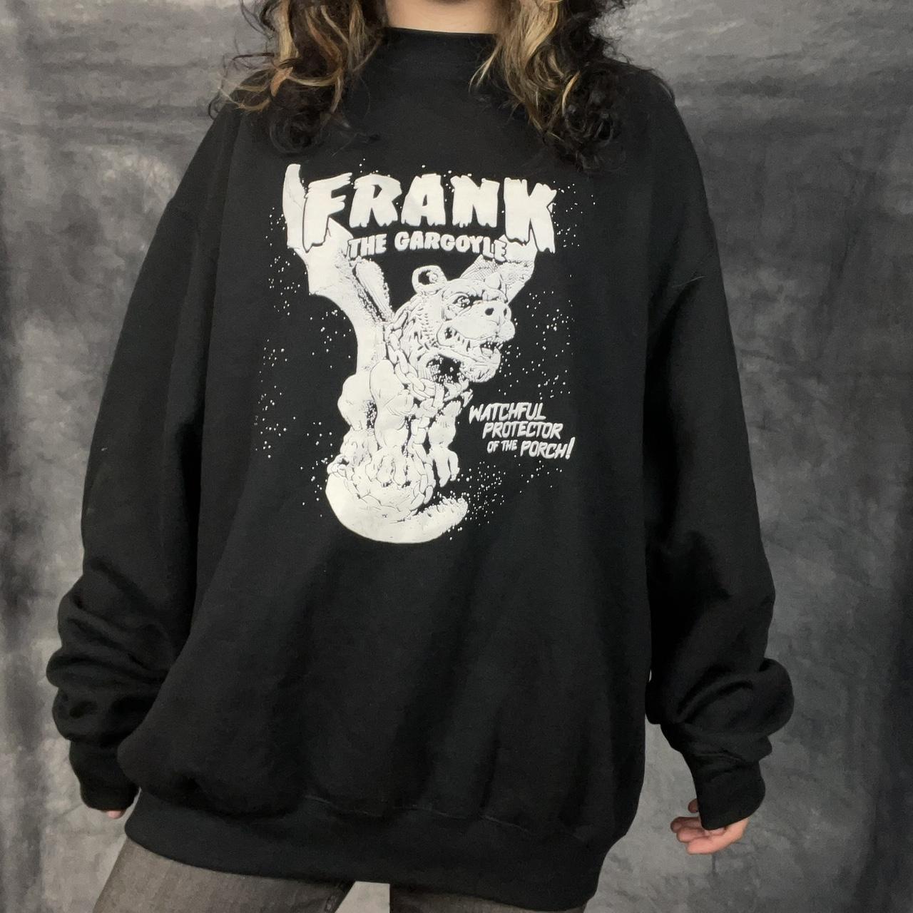 Hot Topic Women's Black and White Jumper | Depop