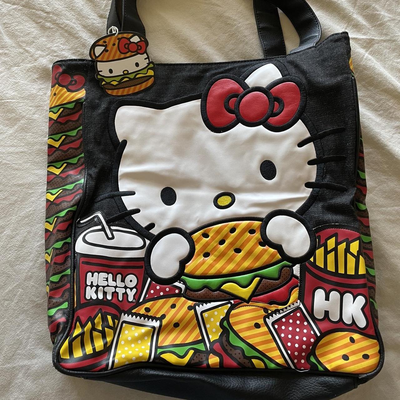 Loungefly Hello Kitty by Sanrio Burger Purse Tote... - Depop