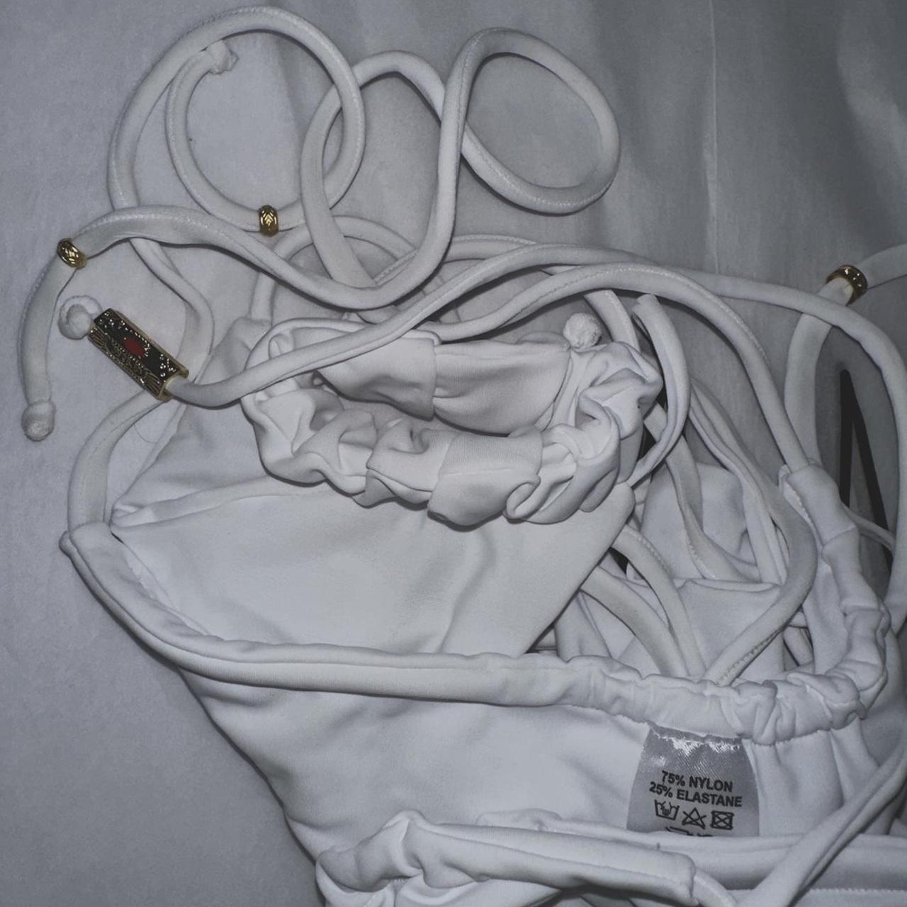 Women's White Bikini-and-tankini-bottoms | Depop