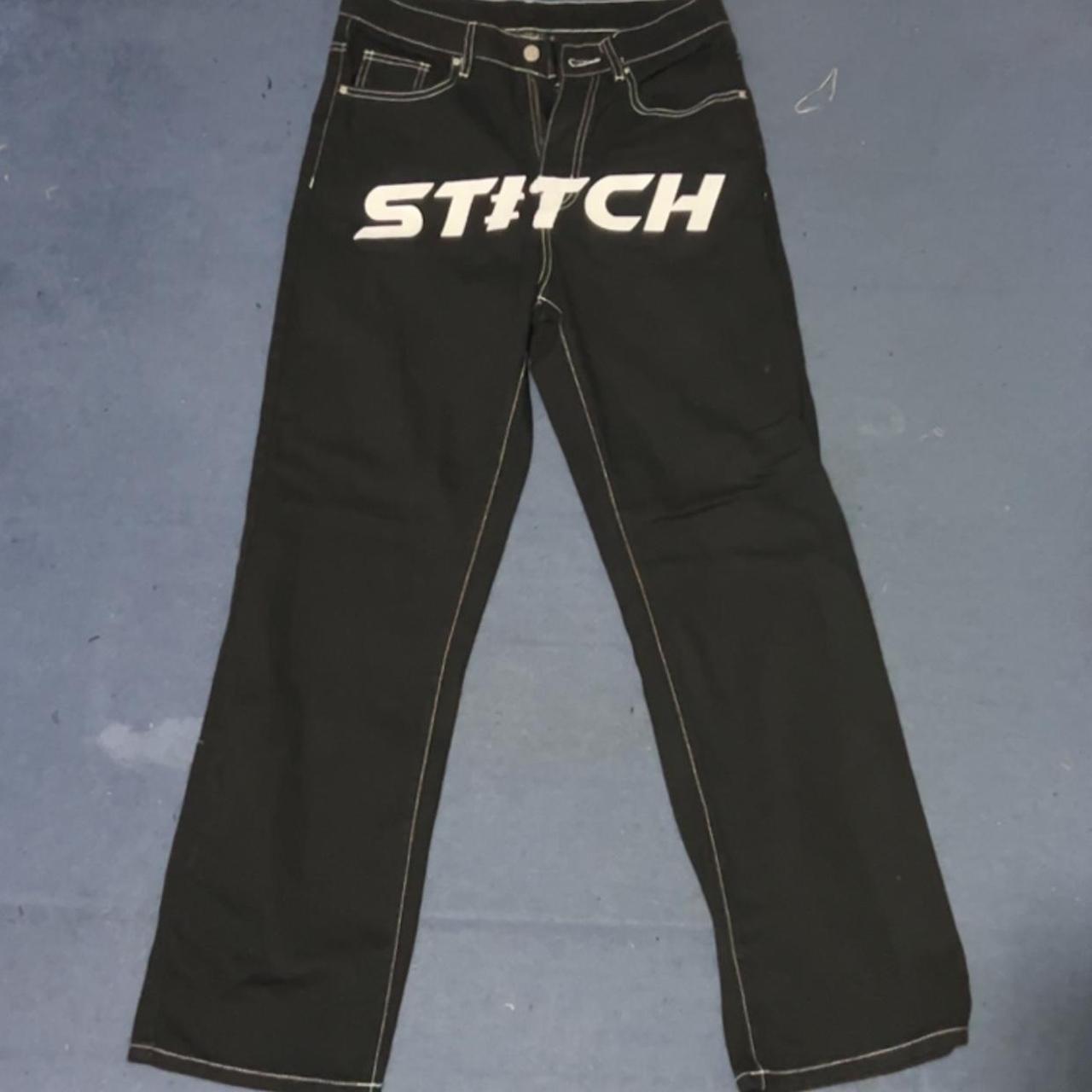 Stitch jeans Waist 30 length is 30 Worn a couple of... - Depop