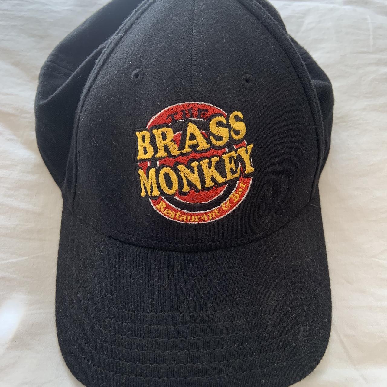 Black vintage Brass monkey baseball cap ⚾️ Size: fits... - Depop