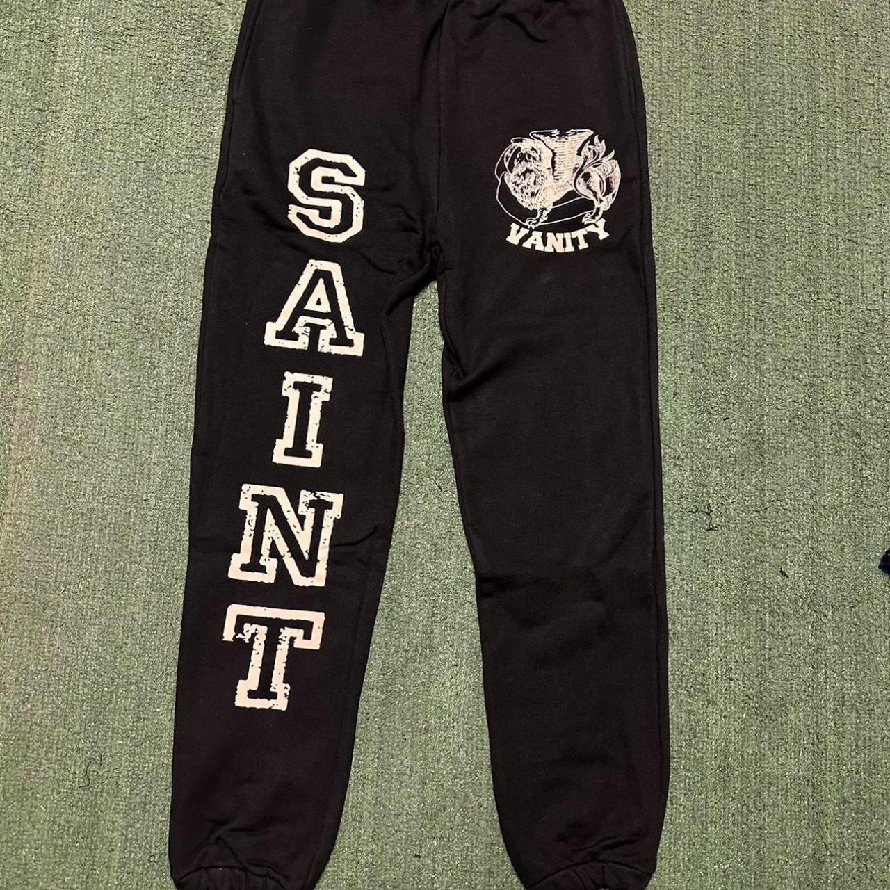 Saint Vanity Black Sweatpants Size m | Depop