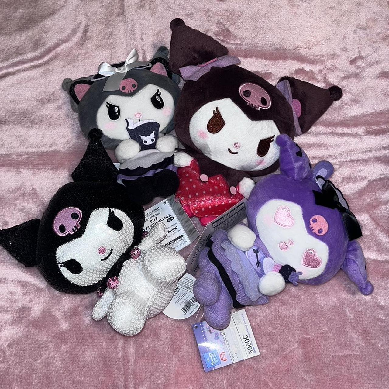 Kuromi Plush Bundle , includes 4, strawberry dress... - Depop