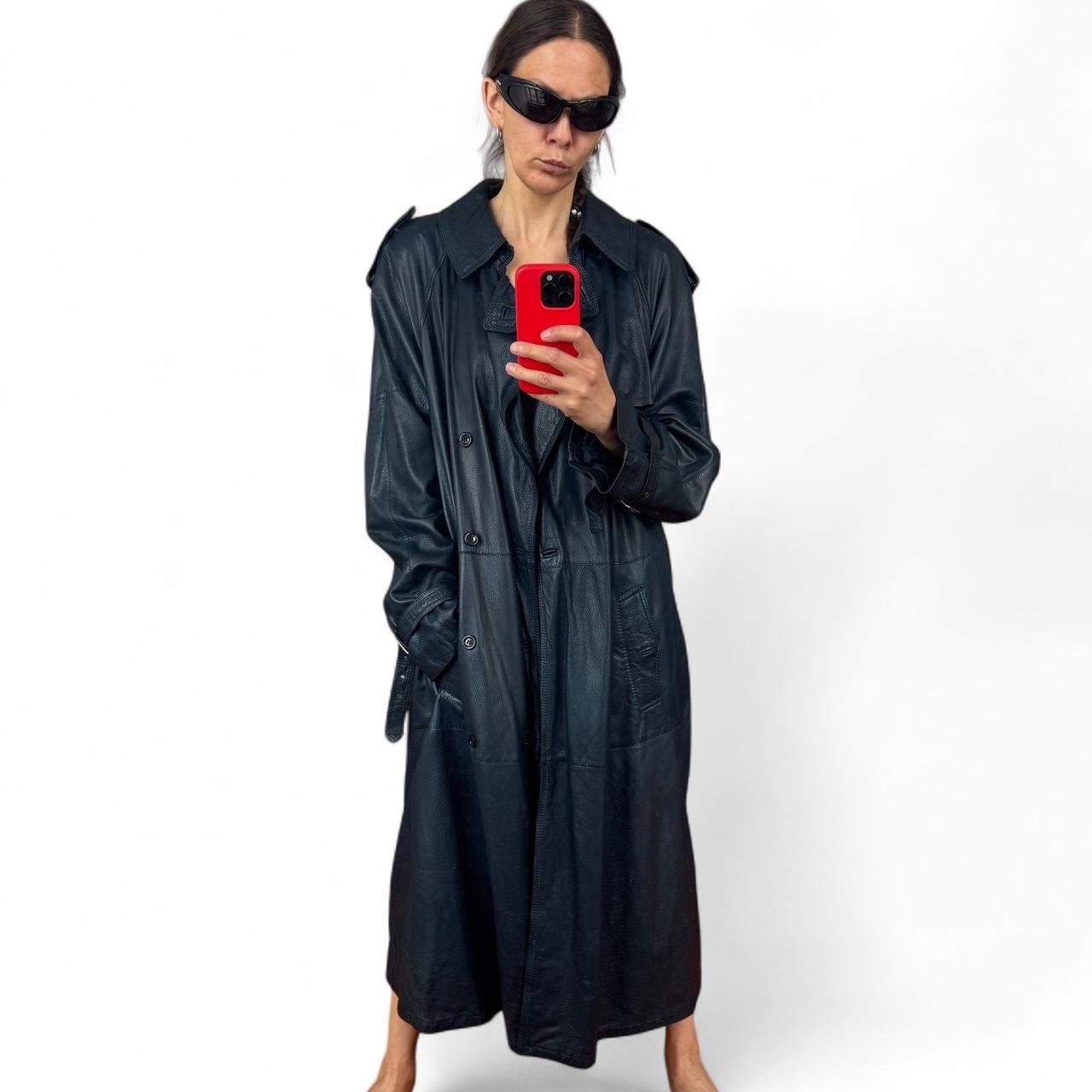 Fodera Bemberg vintage maxi ghoats leather... | Depop