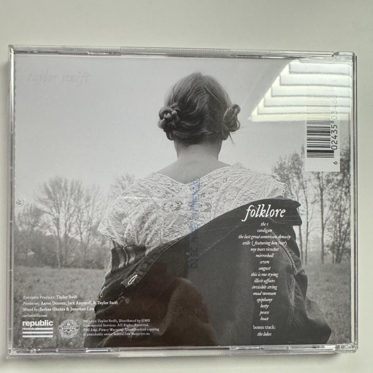 Taylor Swift - Signed Folklore CD Bought CD from her... - Depop