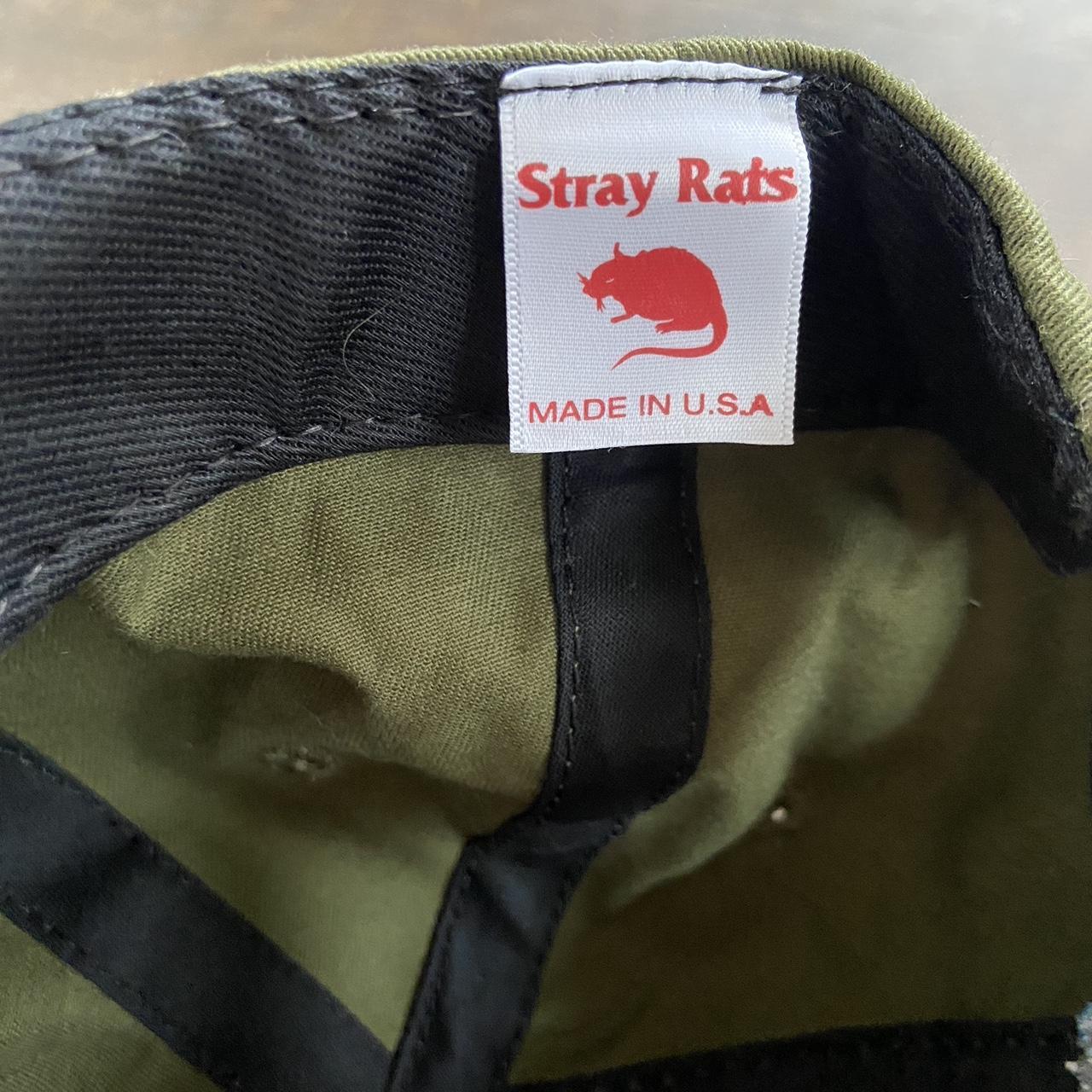 Stray Rats circuit snapback. Olive Worn a few... - Depop