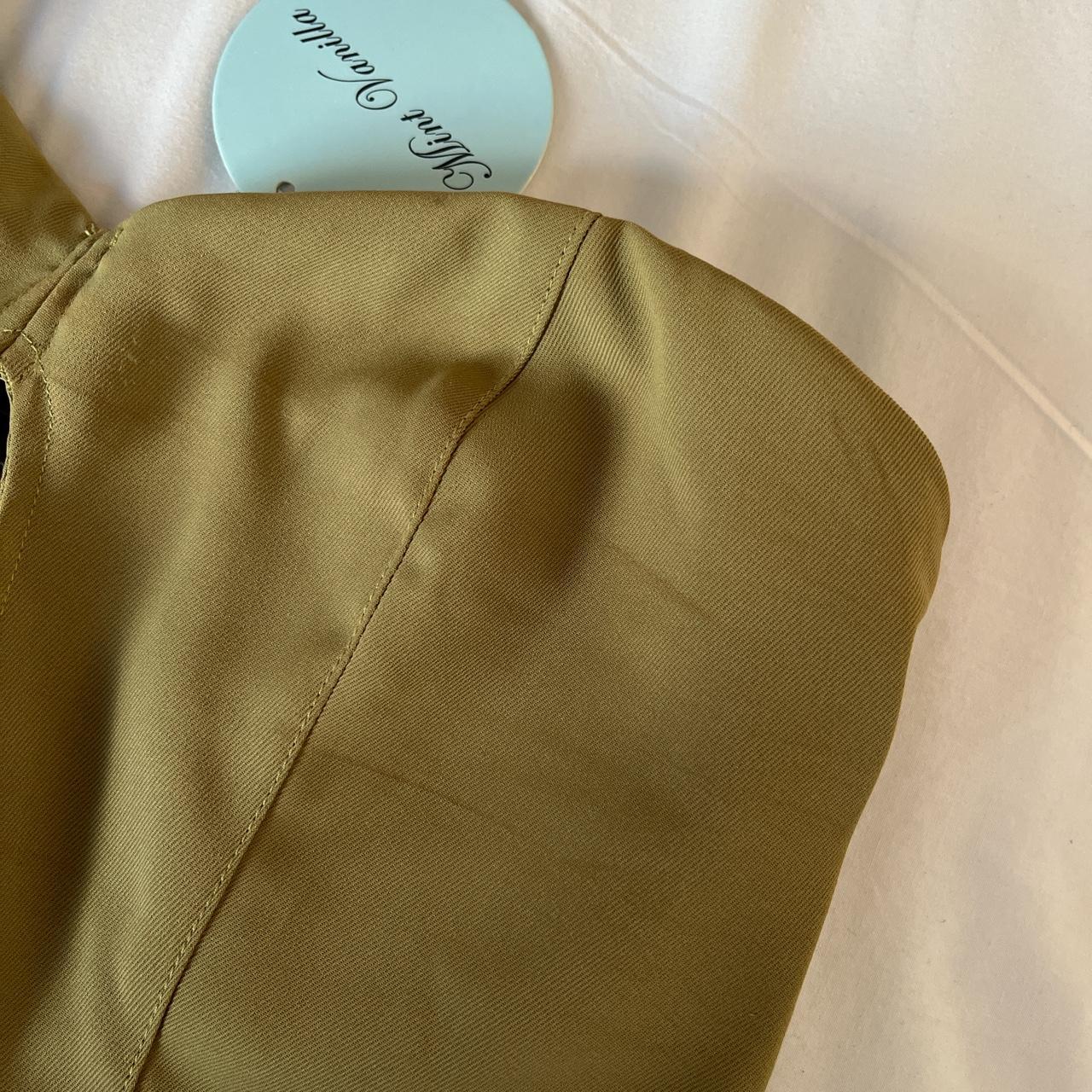 Strapless crop - tags still on, small stain, - Depop