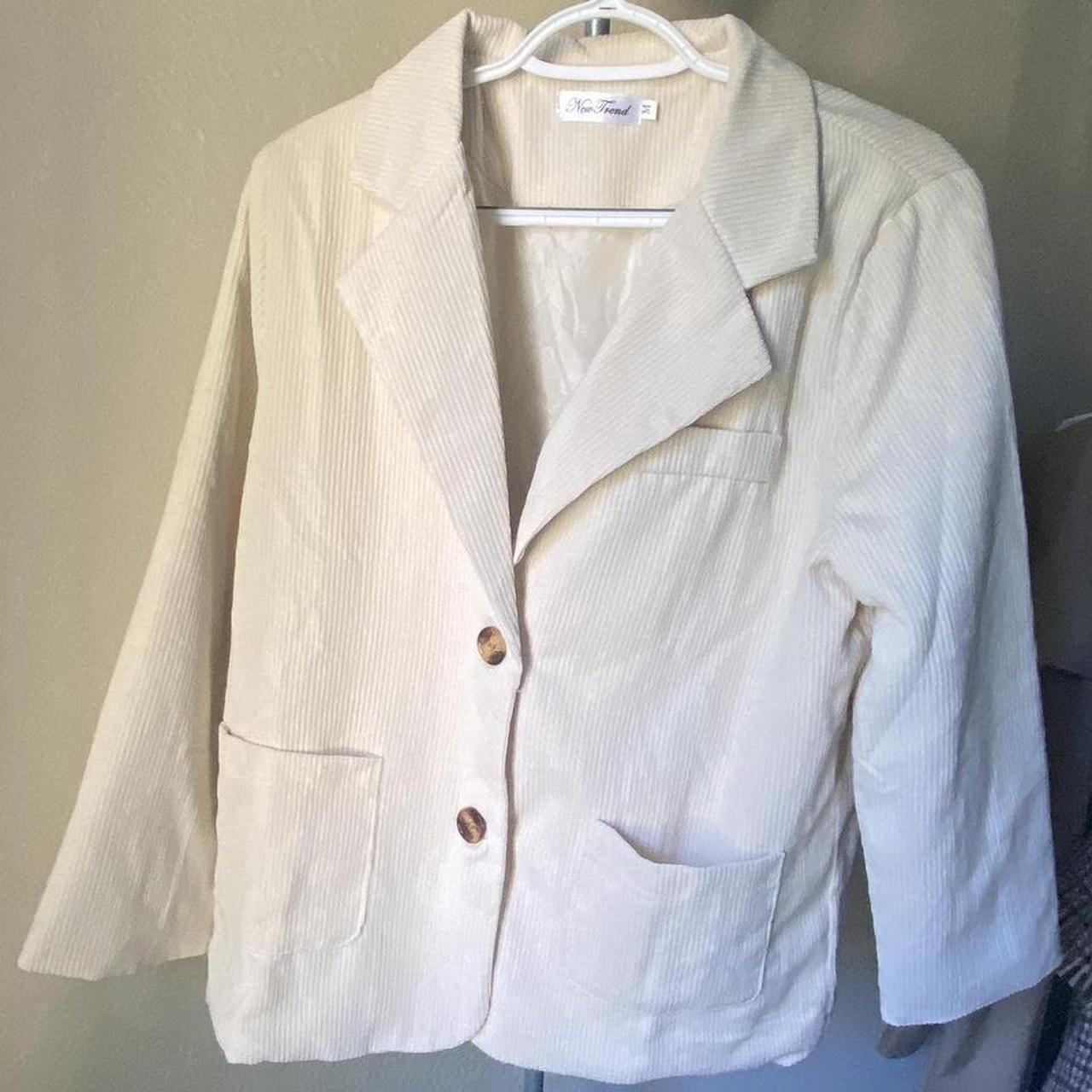 apricot corduroy jacket 🍑💫 lovely jacket perfect... - Depop