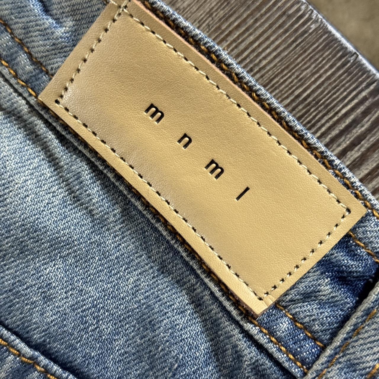 Flared Jeans Paint Splattered MNML Size 29 - Depop