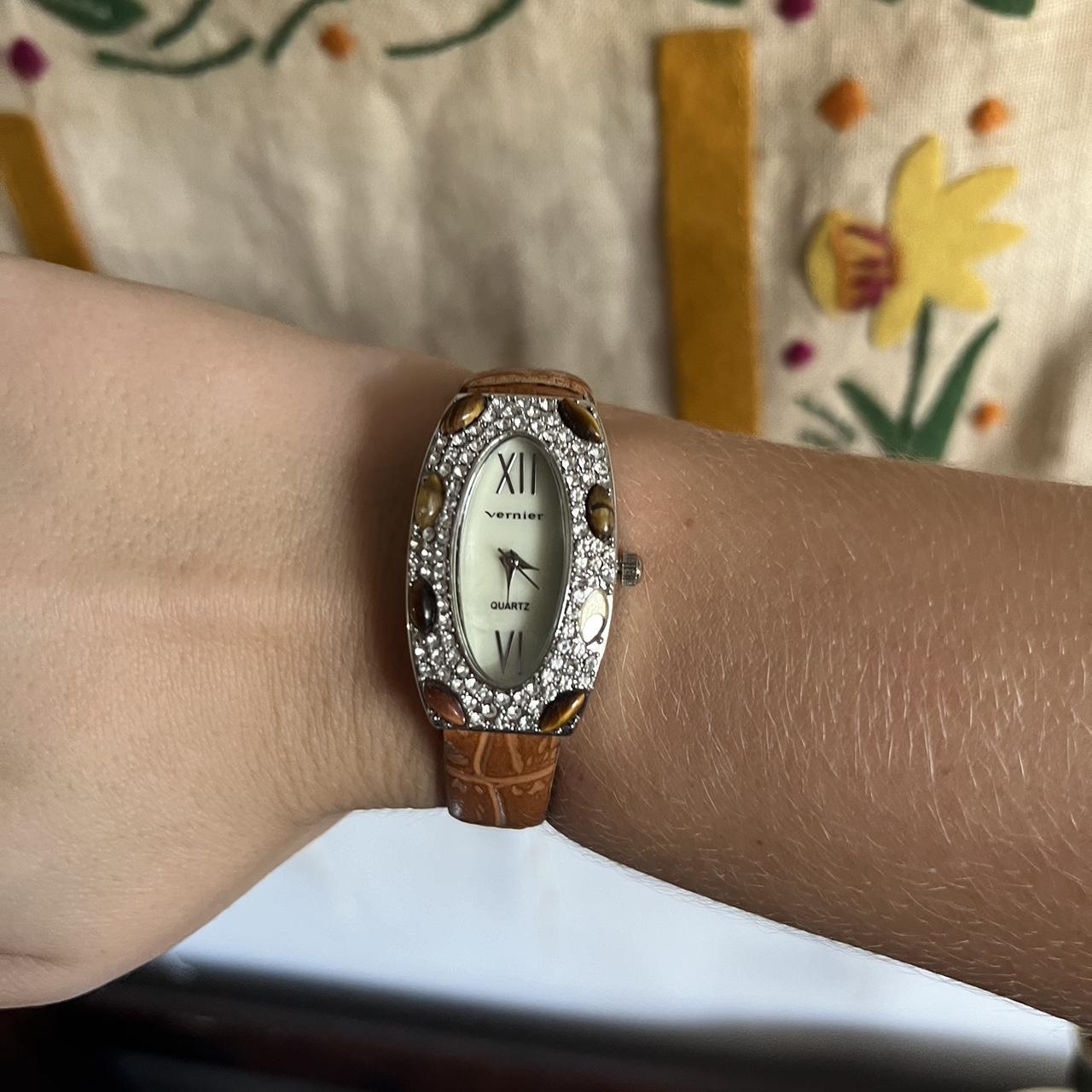 Vernier quartz watch Western boho style Missing... - Depop