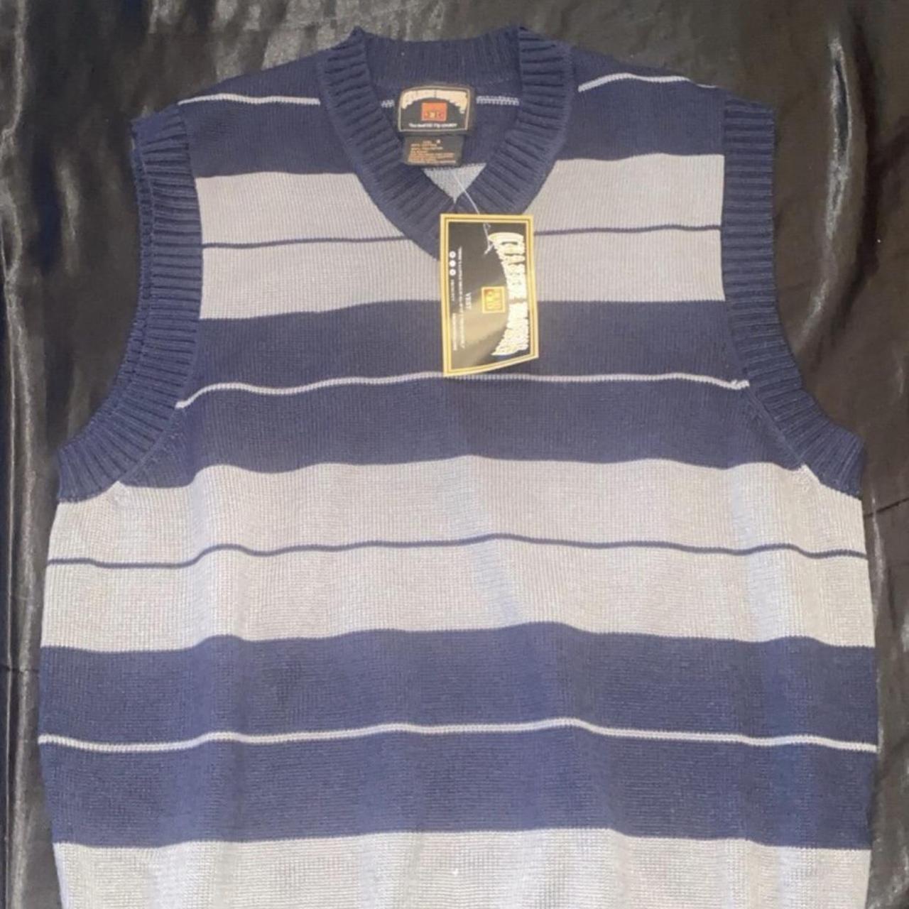 FB county sweater vest Size: S Brand new #stripes... - Depop