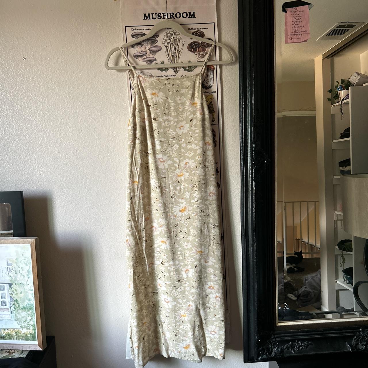 Beautiful cottage core sundress with thigh high... - Depop