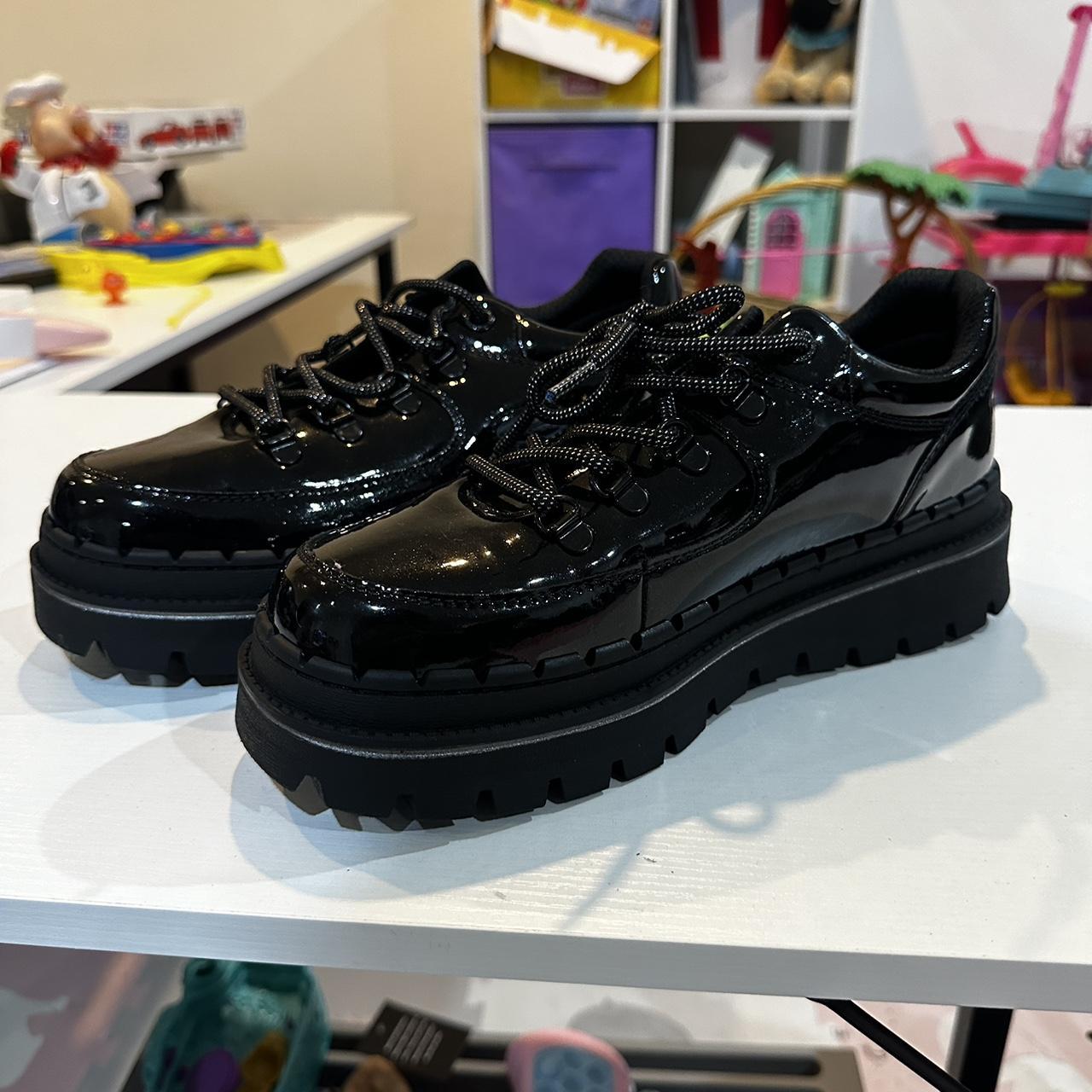 Black Jammers Cool Block Oxfords size women’s US 9.5... - Depop