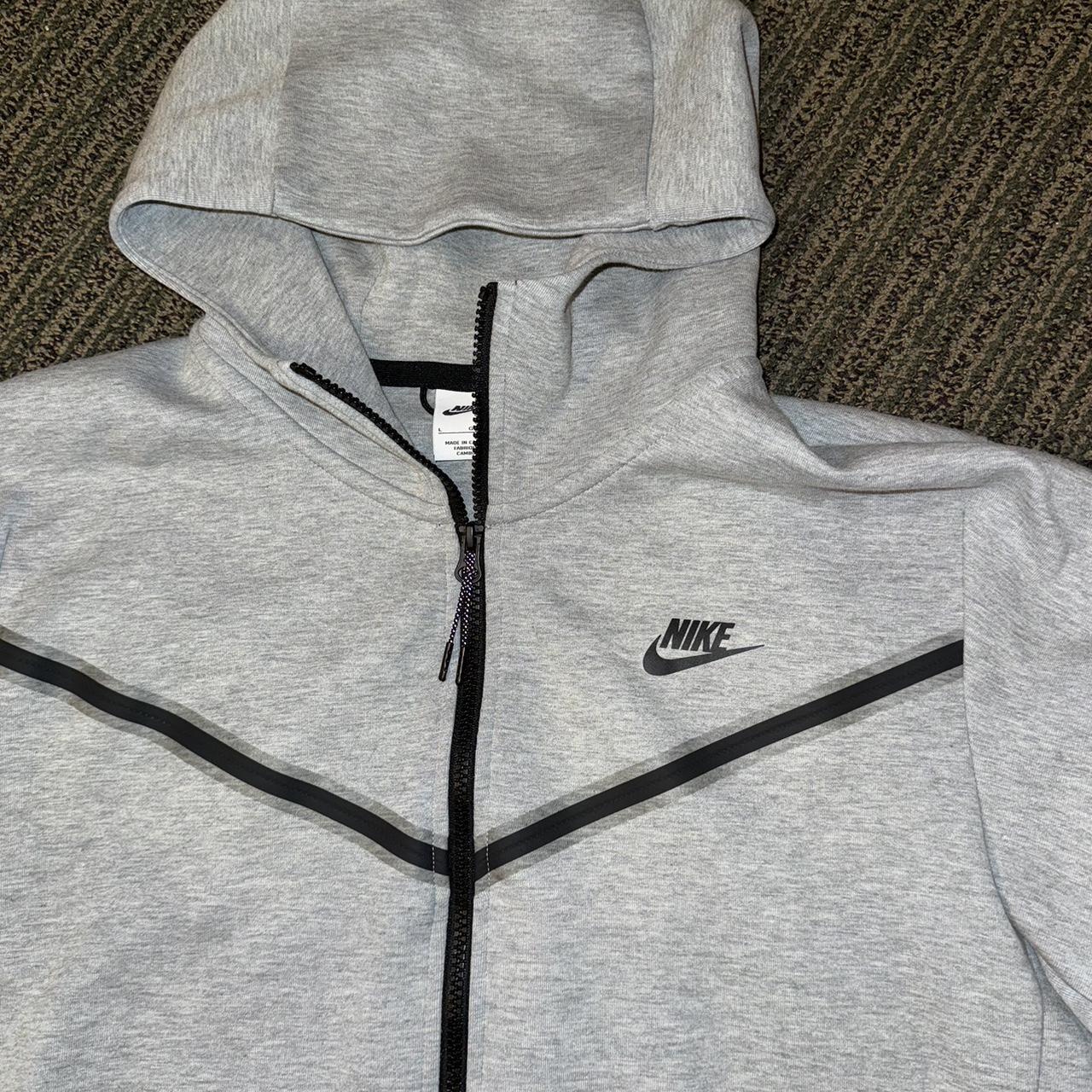 Nike Tech Fleece grey zip-up #niketech #nike #grey... - Depop