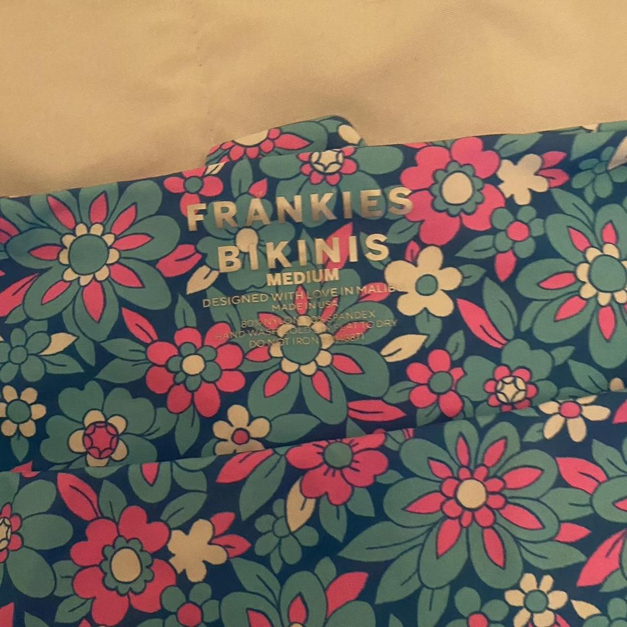 Frankies Bikinis Womens Blue And Pink Bikini And Tankini Bottoms Depop