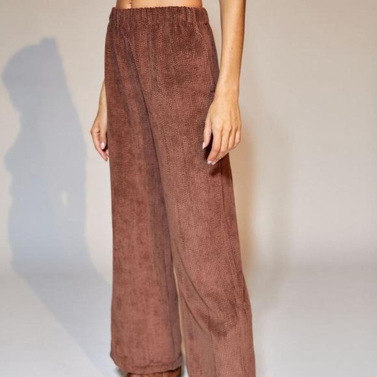Urban Outfitters brown corduroy wide leg pants. Like... - Depop