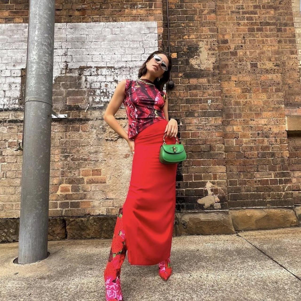 Gotham Studios Ambika chilli tank top Size medium ... - Depop