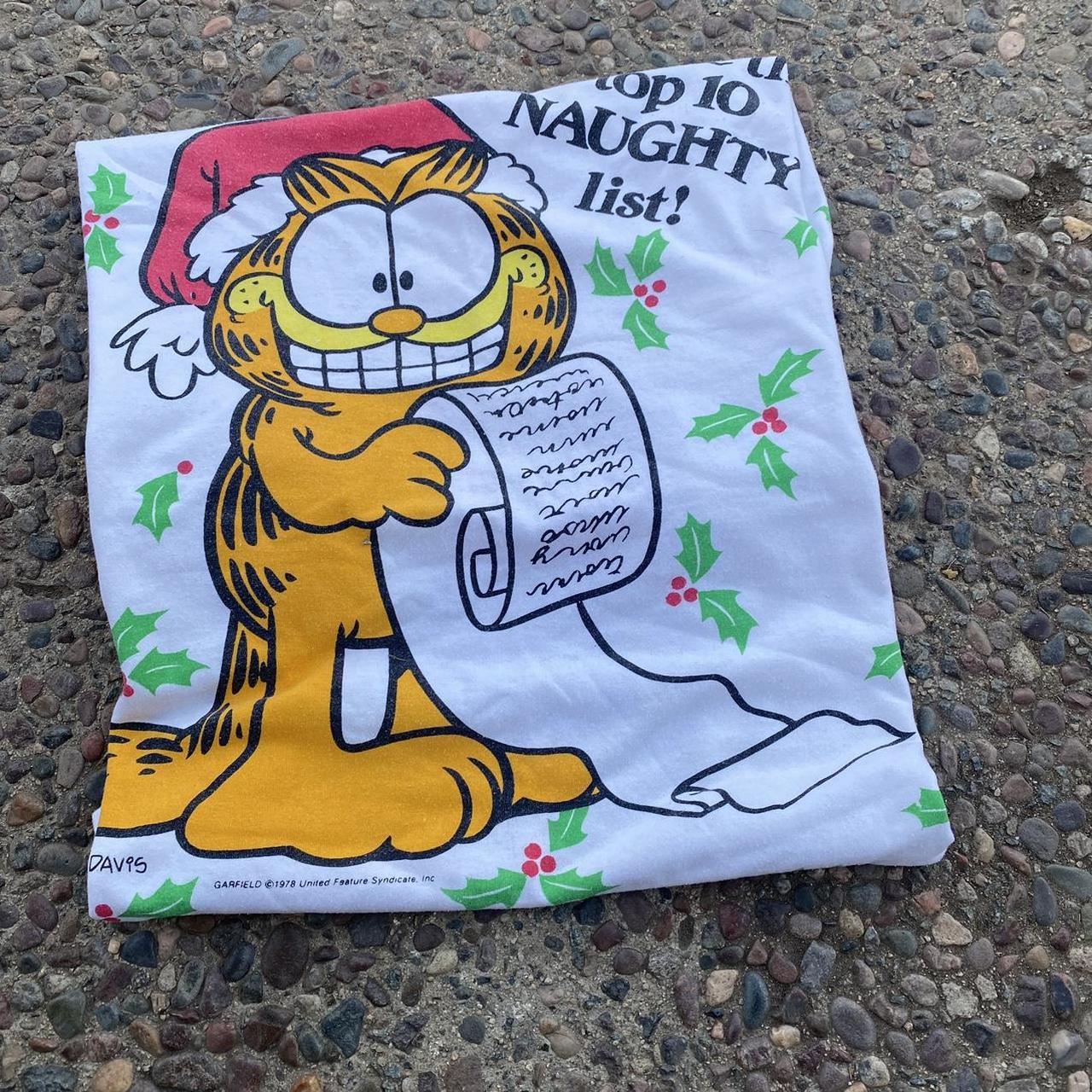 Jim Davis Garfield sleeper shirt I’m good condition... - Depop