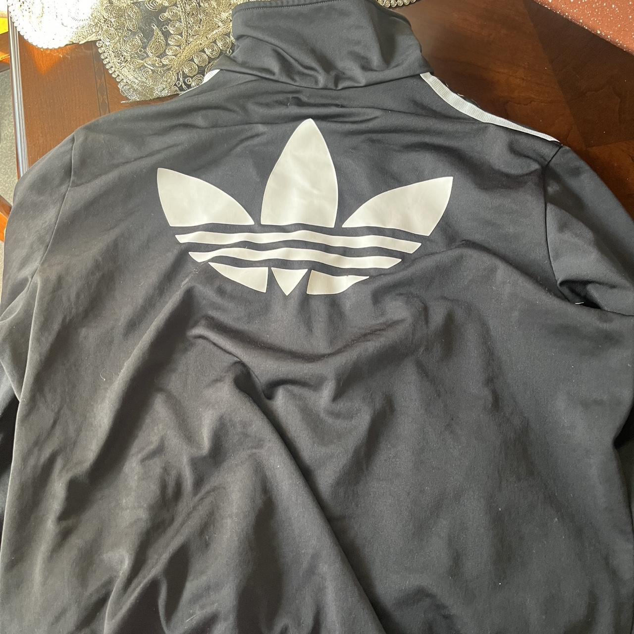 Vintage black Adidas tracksuit top #tracksuit they... | Depop