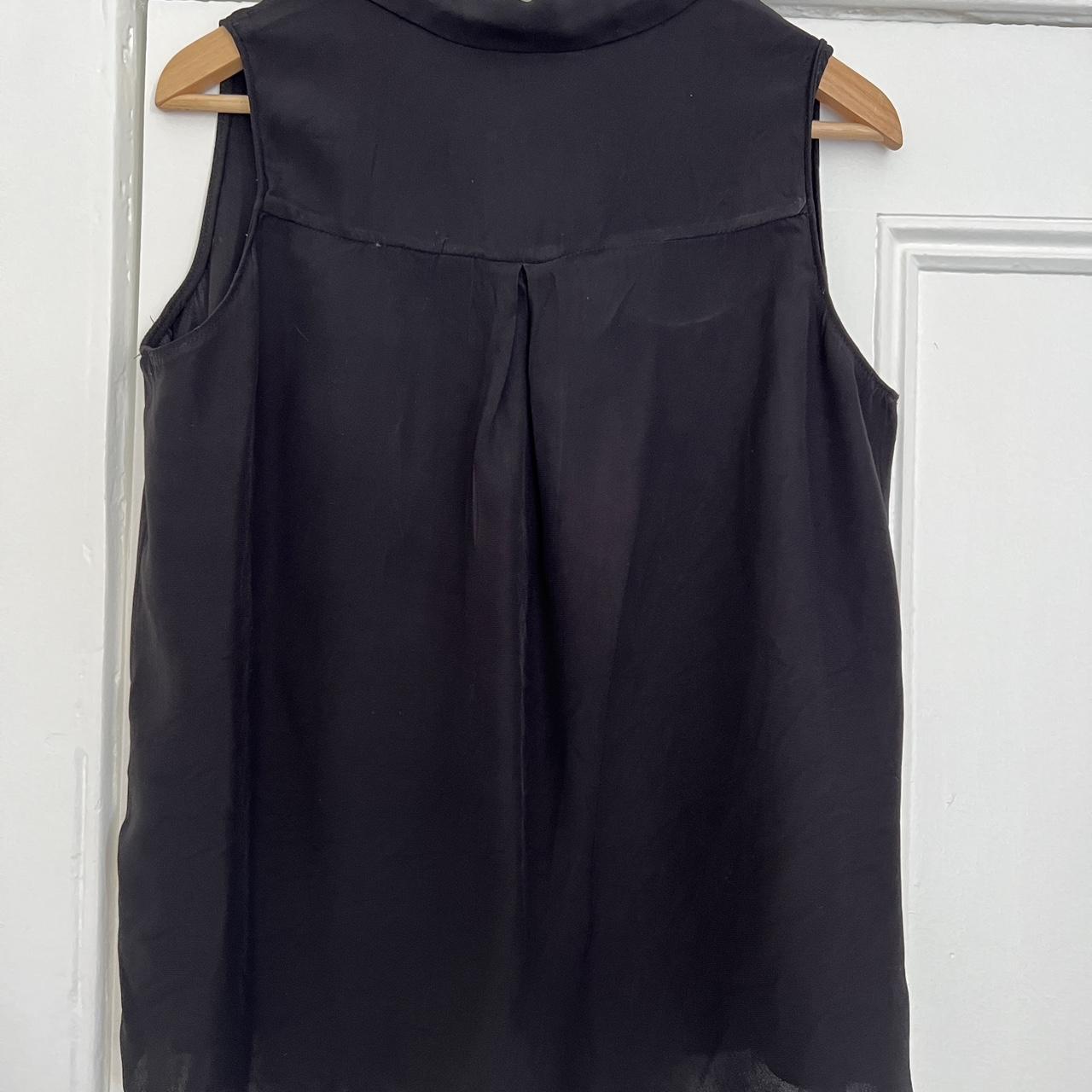 Simple black work top or blouse with jeans Smooth... - Depop