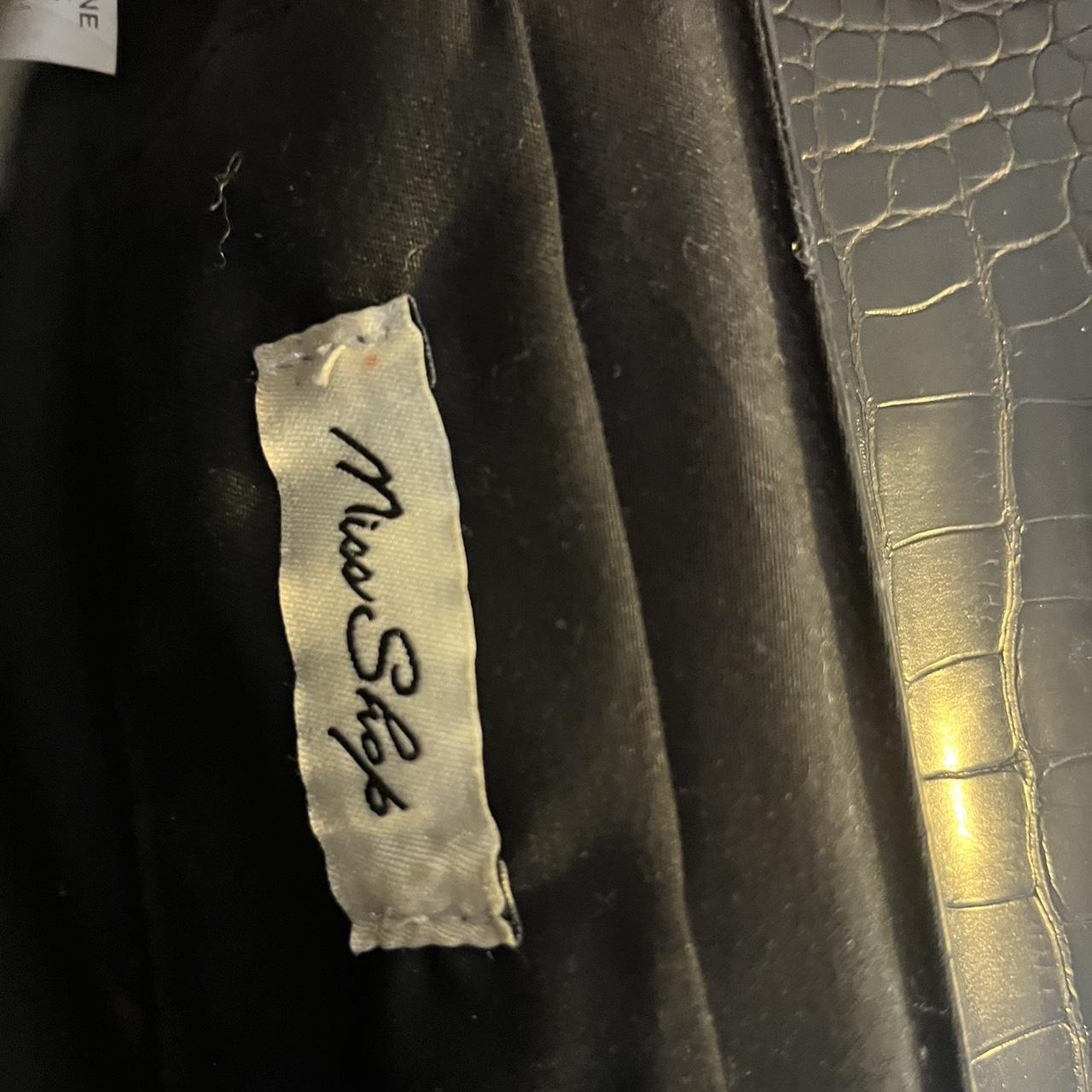 Miss Shop black button up purse with adjustable... - Depop