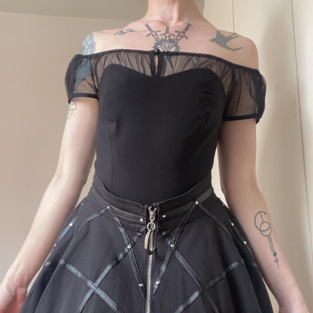 Stunning mesh décolletage too from Collectif in size... - Depop