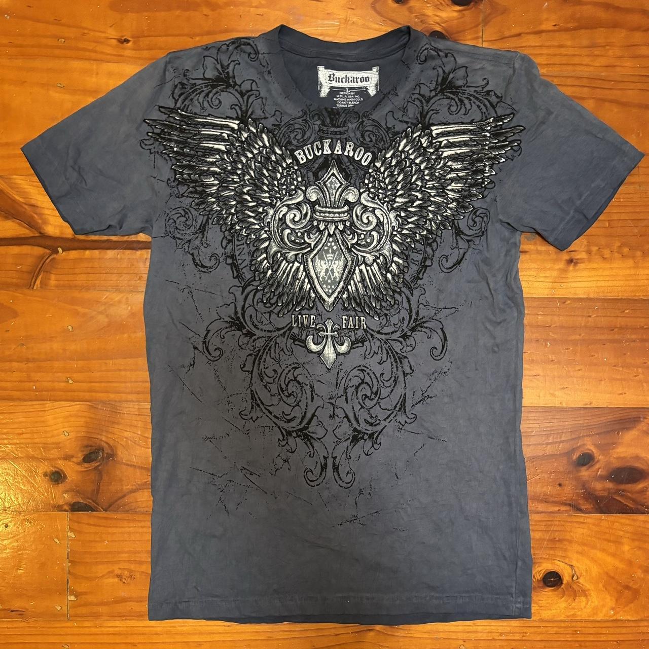 Buckaroo shirt tagged size L fits more like medium - Depop