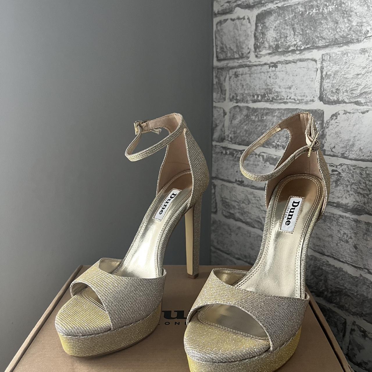 Dune London natural sandal heels. Brought these for... - Depop