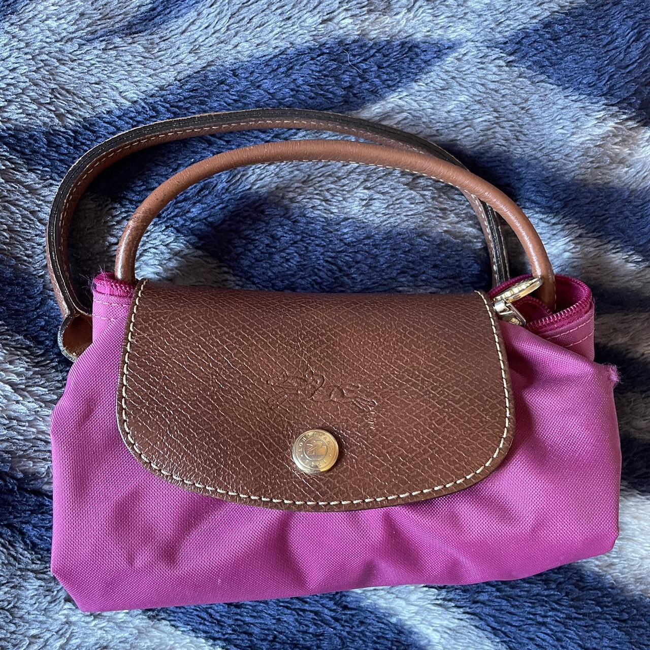 Mini Longchamp bag Slight staining on the inside of... - Depop