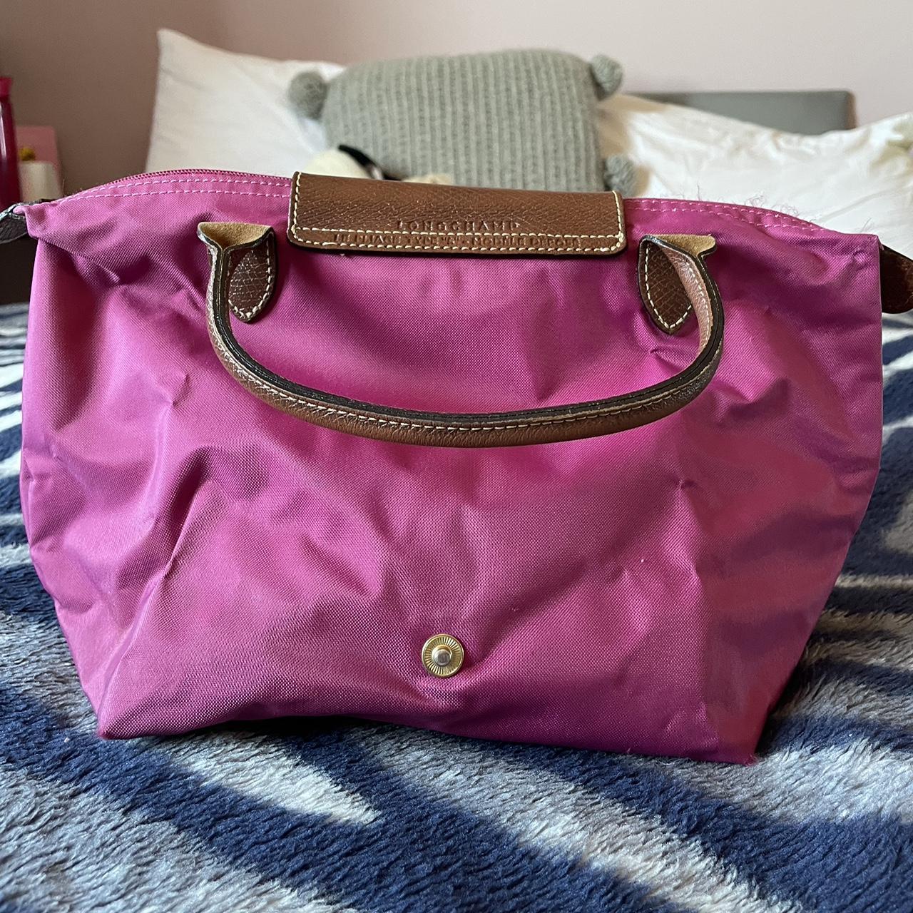 Mini Longchamp bag Slight staining on the inside of... - Depop