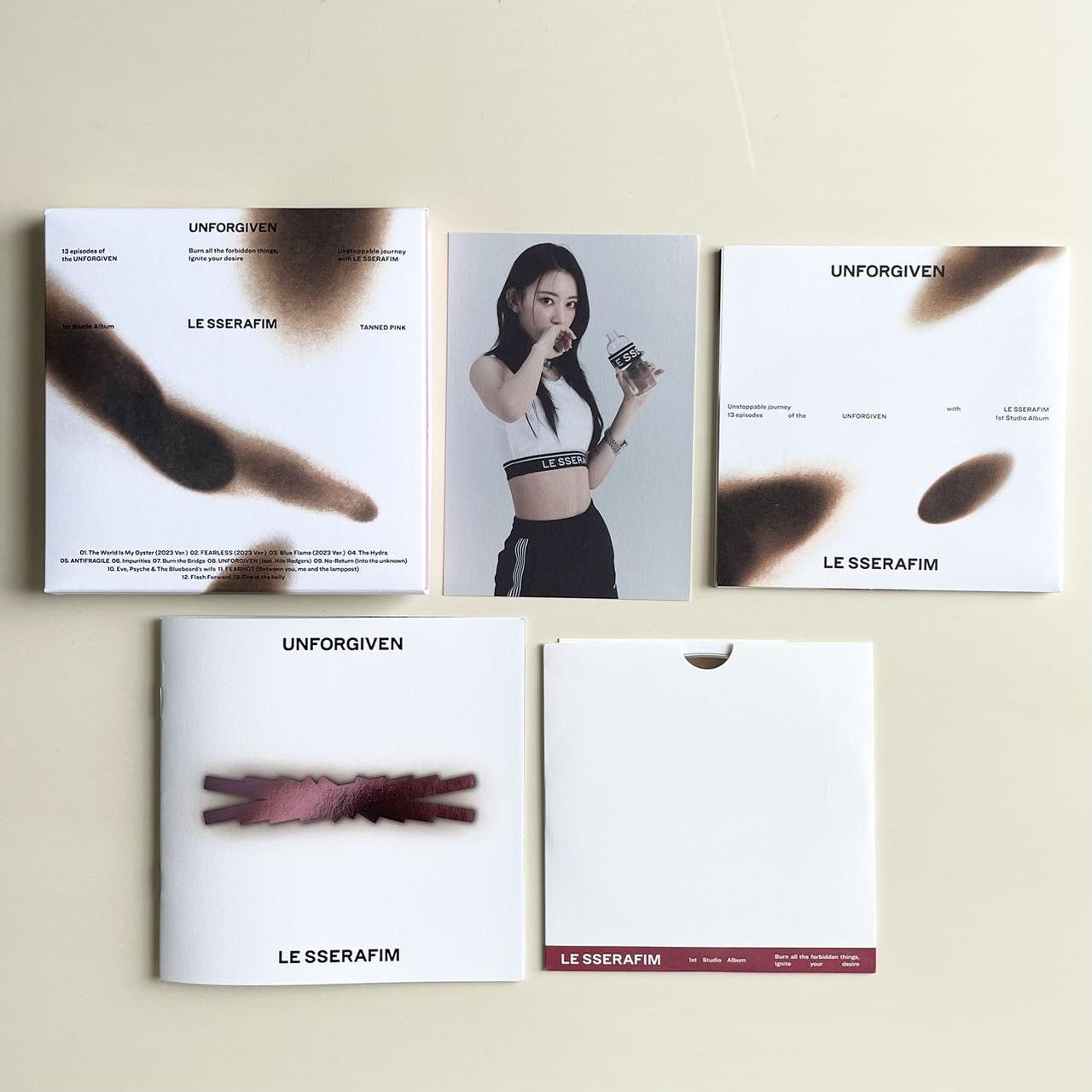 le sserafim unforgiven album cd sakura version! has... - Depop