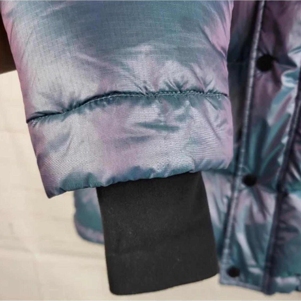 TNA Artizia The Super Puff™️ Iridescent Puffer Jacket... | Depop