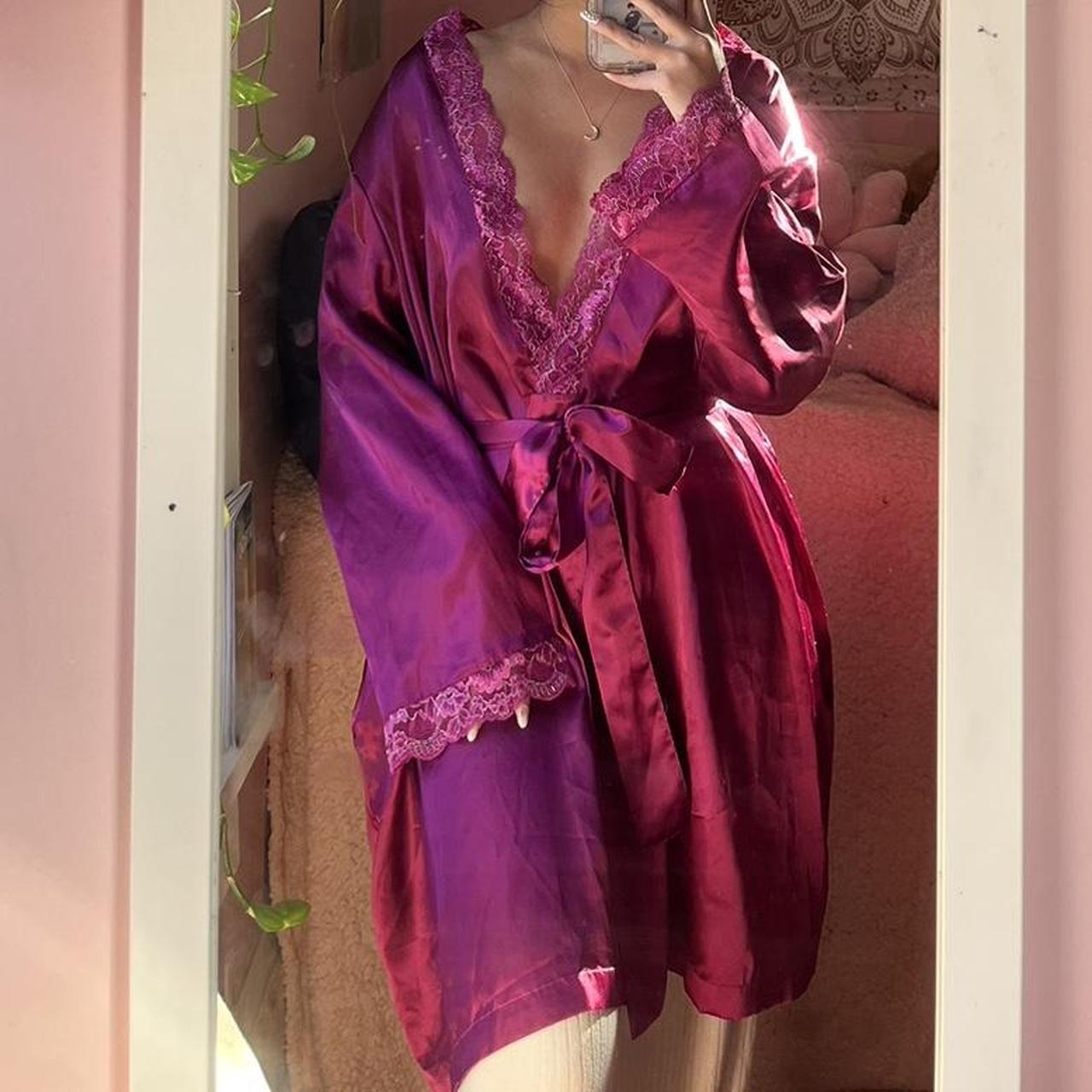 Morgan Women's Pink Robe | Depop