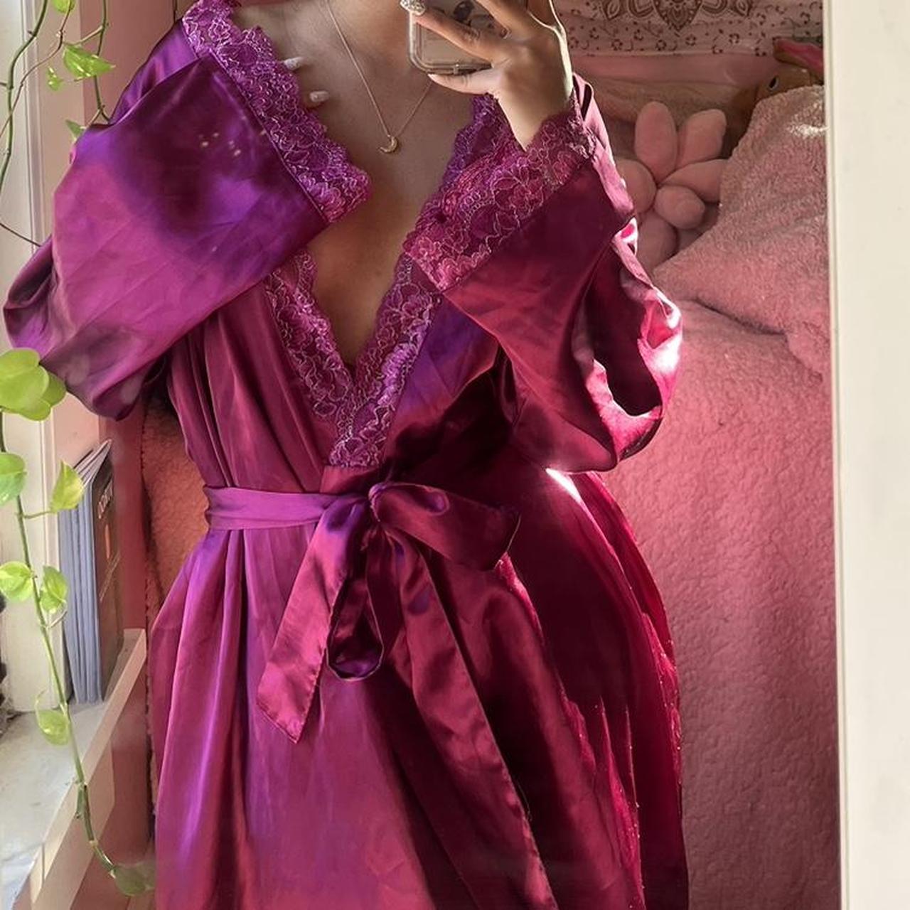 Morgan Women's Pink Robe | Depop