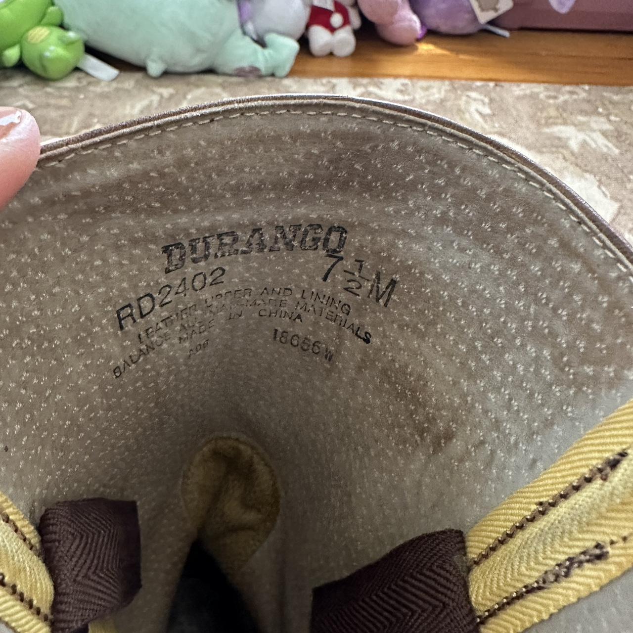 Durango block heel boots. Reminds me of Frye Campus... - Depop