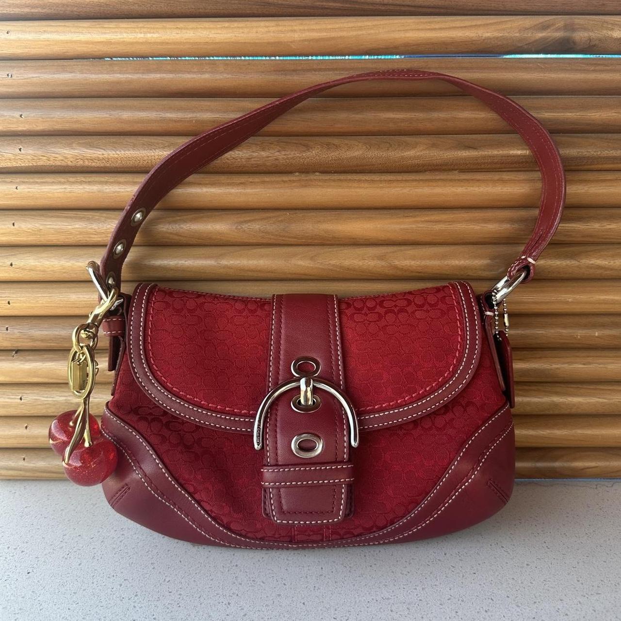 Coach Soho Bag- Red Shoulder Bag 🍷💋🍒 - Coach No.... - Depop