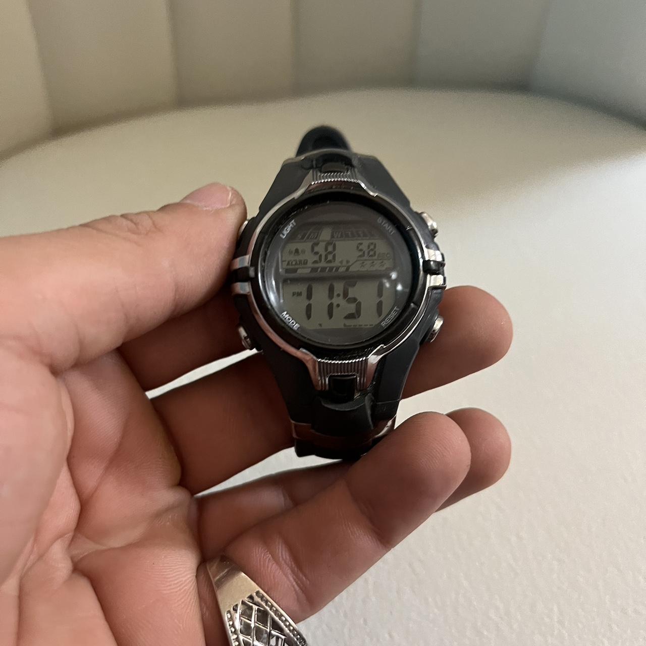 Unbranded black digital watch mens Worldwide... - Depop