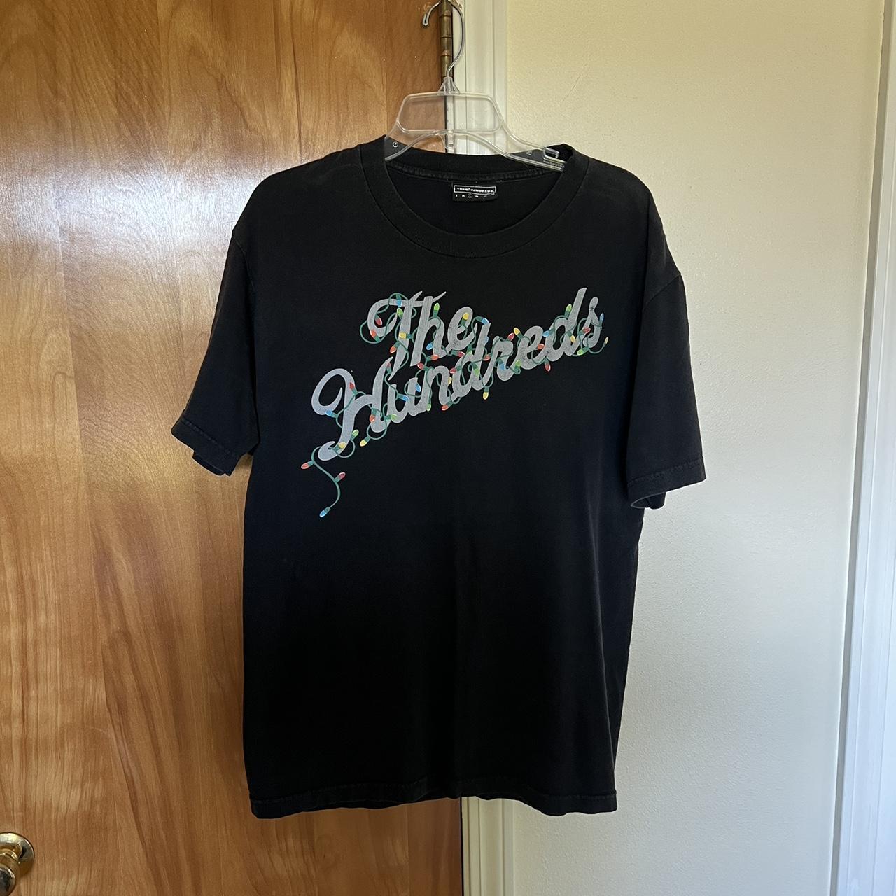 Th Hundreds Christmas Tee- size large. Faded black... - Depop
