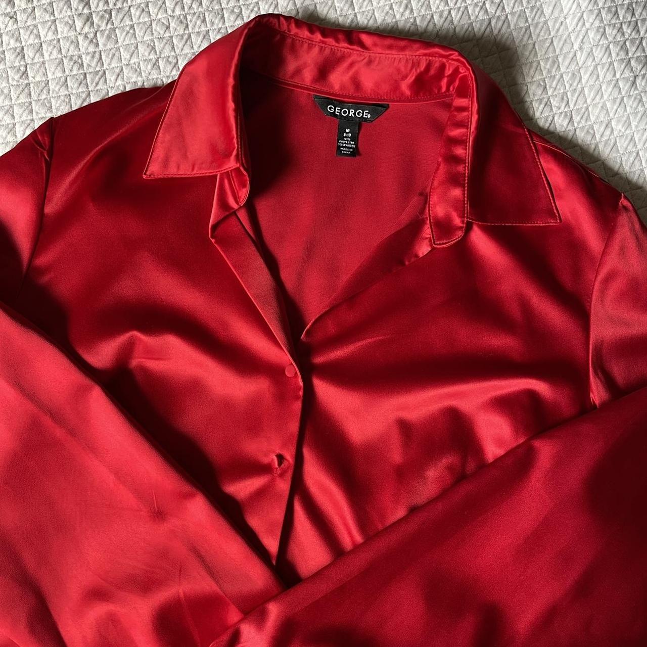 George Women's Red Blouse | Depop