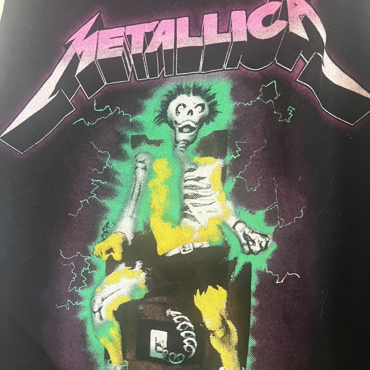 metallica electric chair tank ★dm for any... - Depop