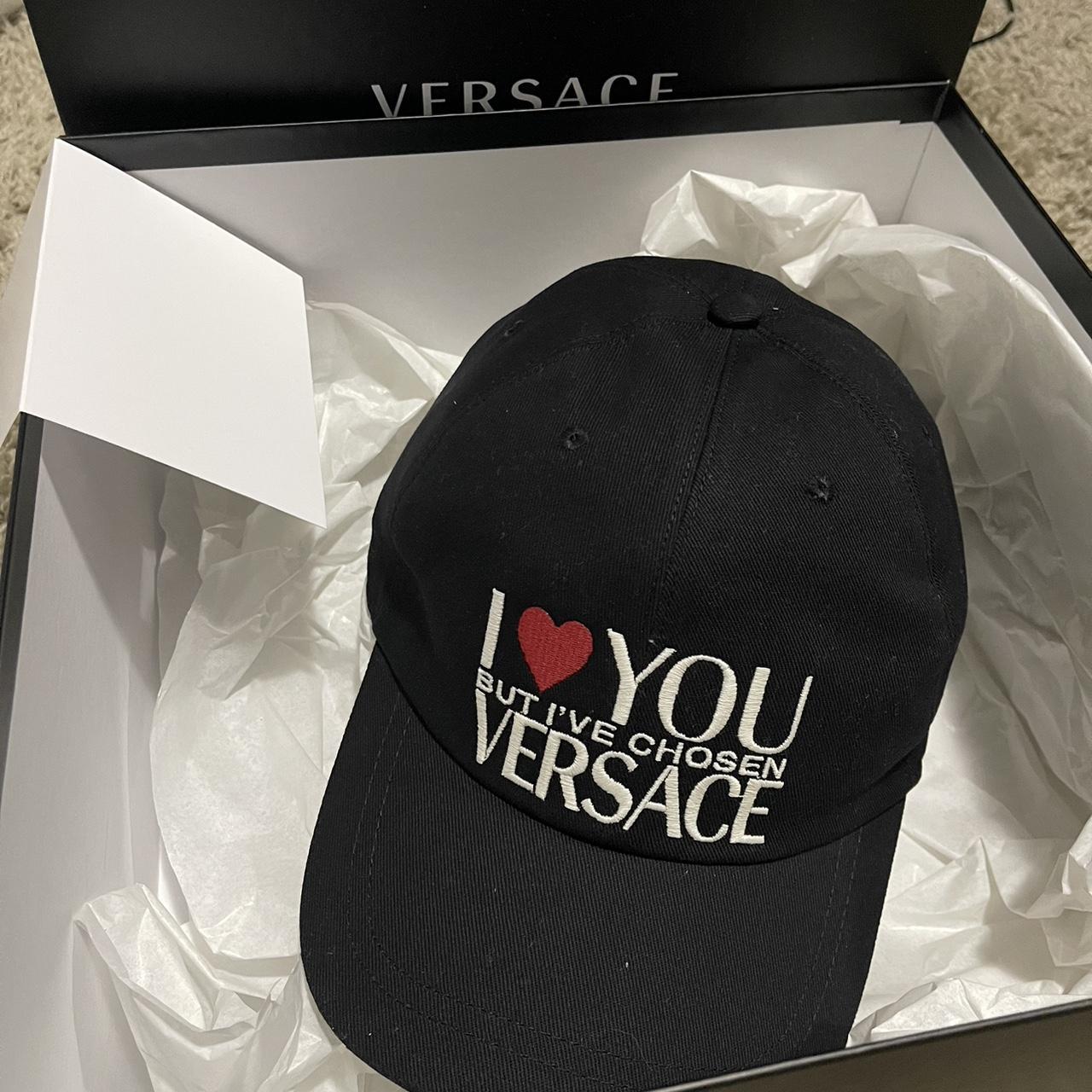 Versace cap / hat back with logo on the front and... - Depop